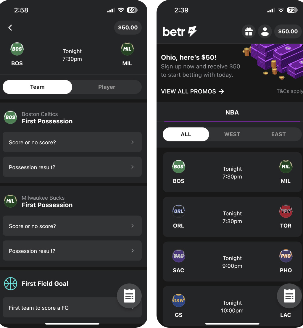 Betr Promo Code May 2024 - VEGAS for up to $250